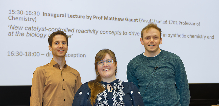 1702 Professor gives inaugural lecture | Yusuf Hamied Department of Chemistry